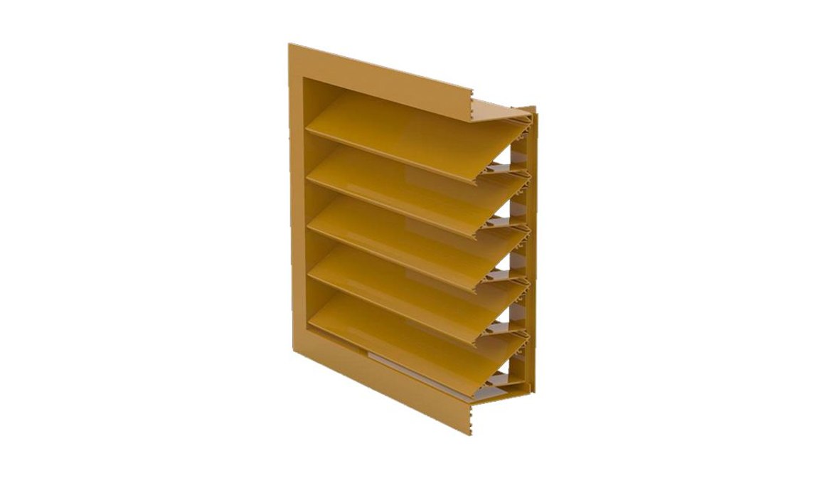 OHL-124 76mm Panel Weather Louver | ArchiPro NZ