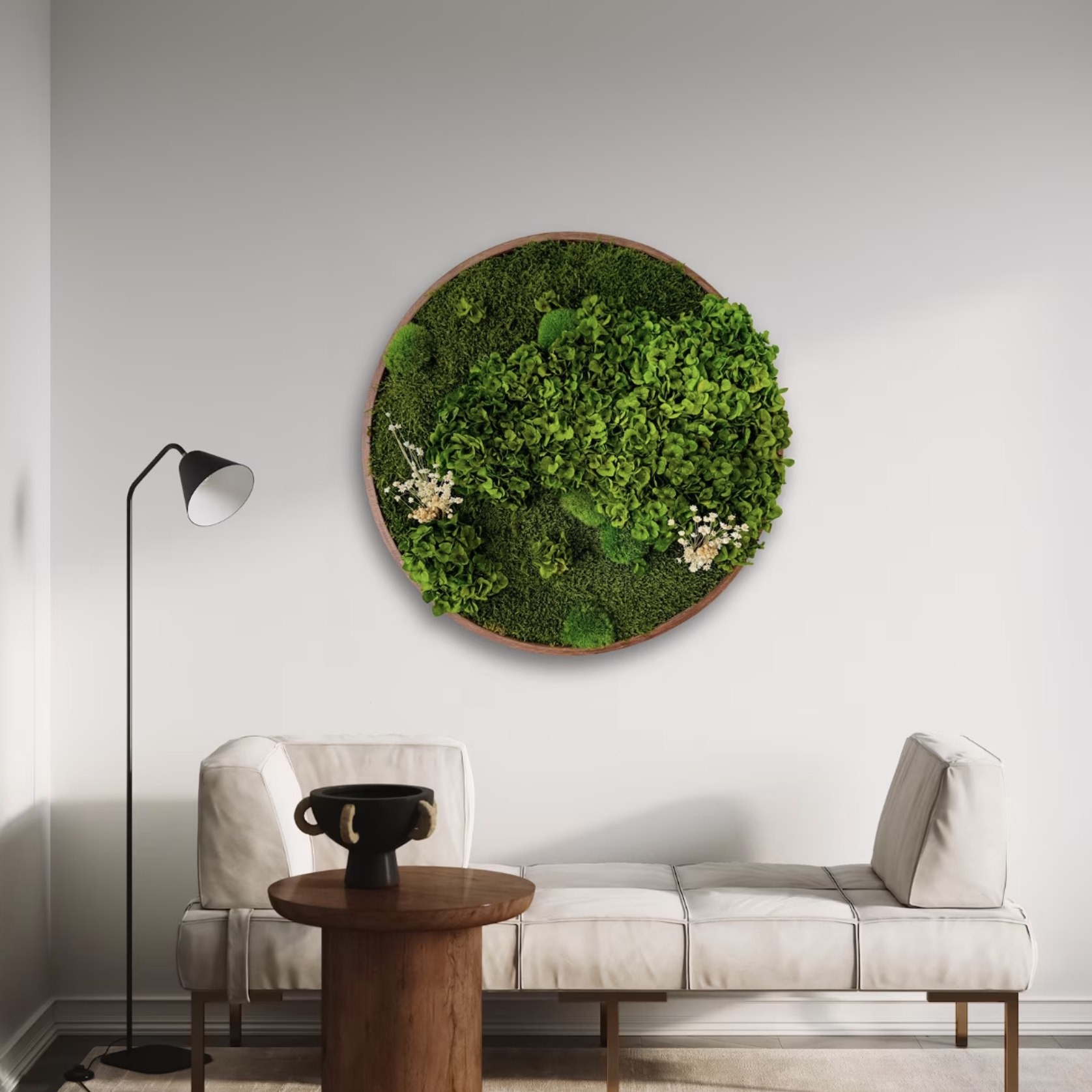 Round Moss Wall Art - Horten | ArchiPro NZ