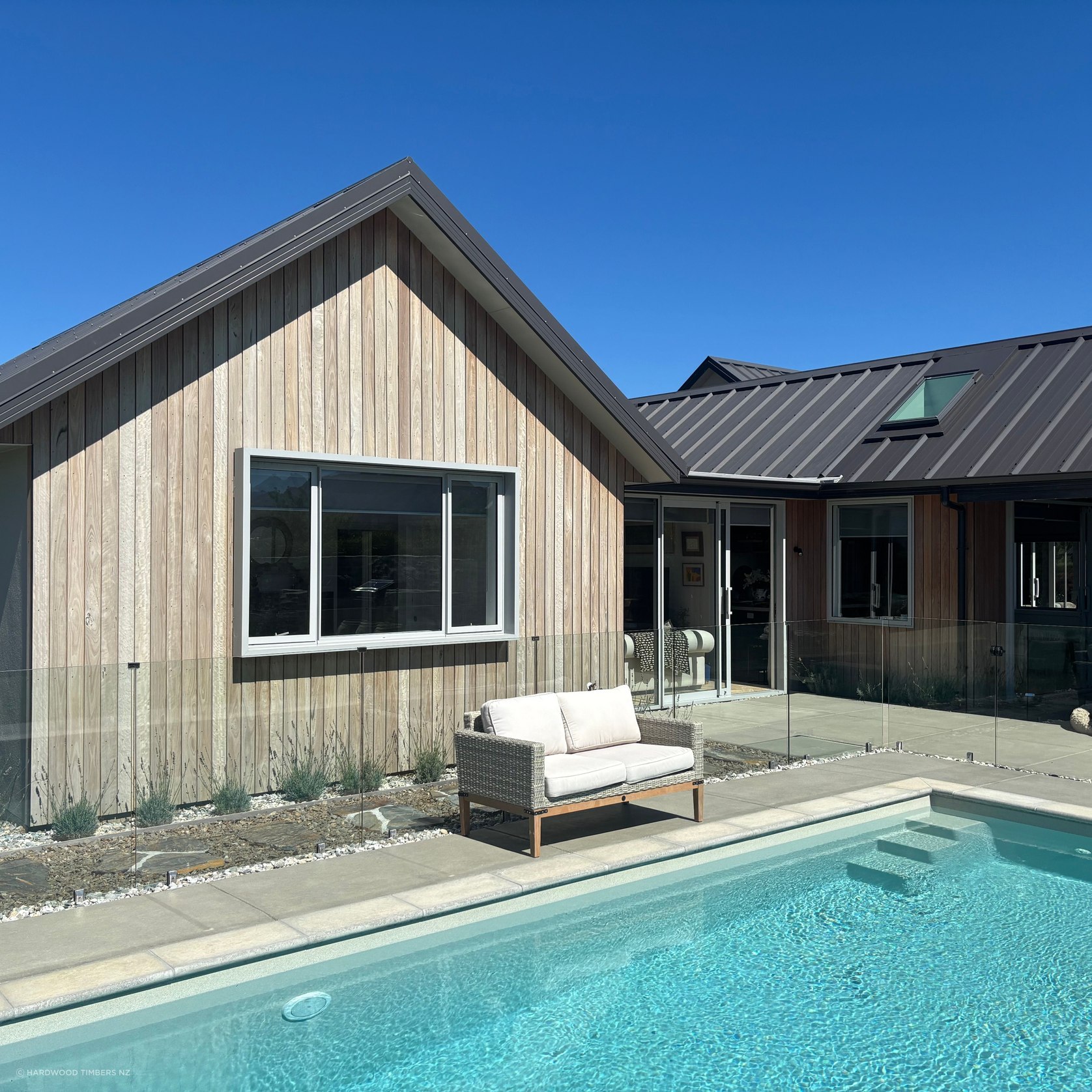 Mixed Blondes Hardwood Shiplap Cladding System | ArchiPro NZ
