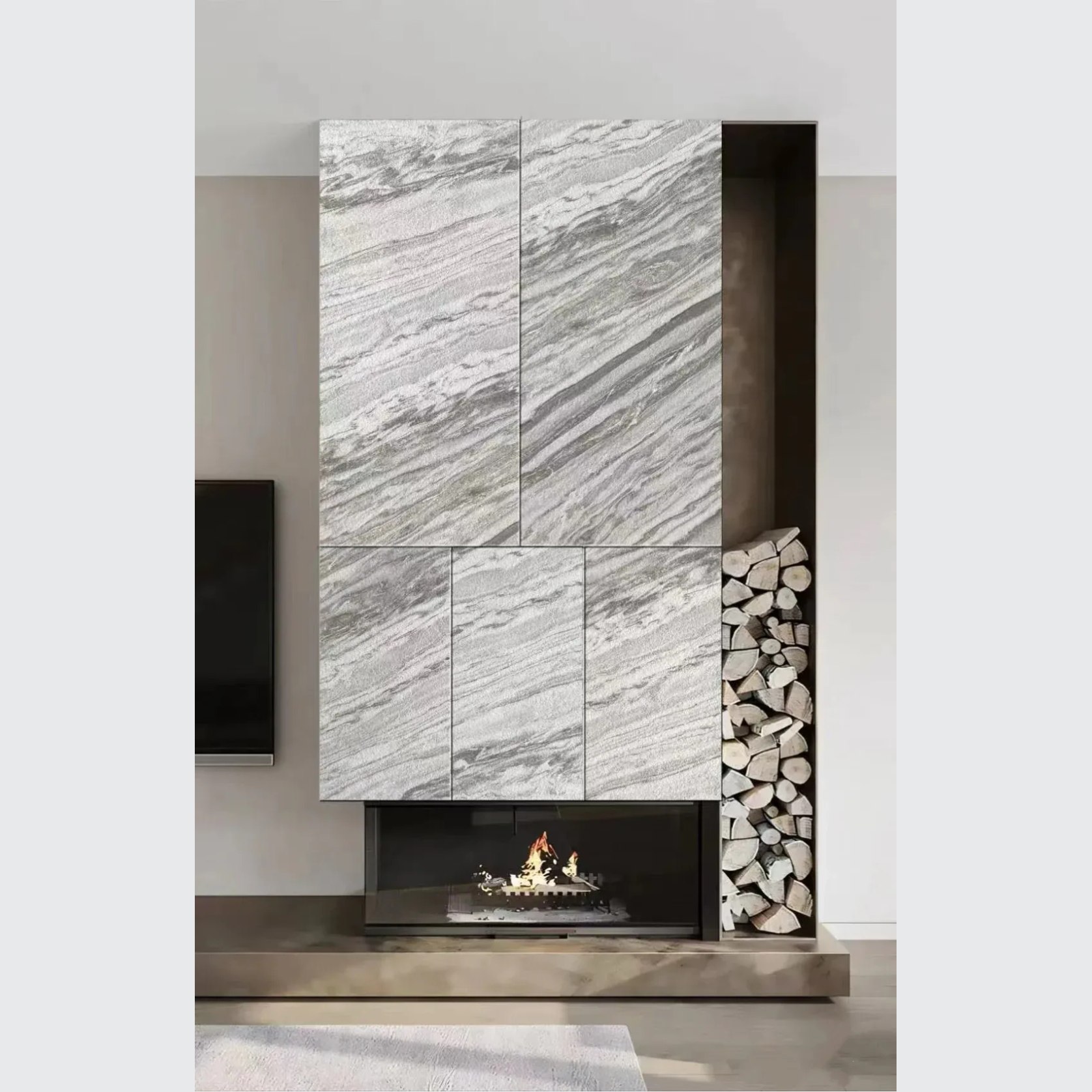 Veinrock White Natural Thin Stone Veneers | ArchiPro NZ