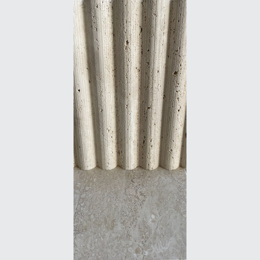 Fluted Travertine Cladding | ArchiPro NZ