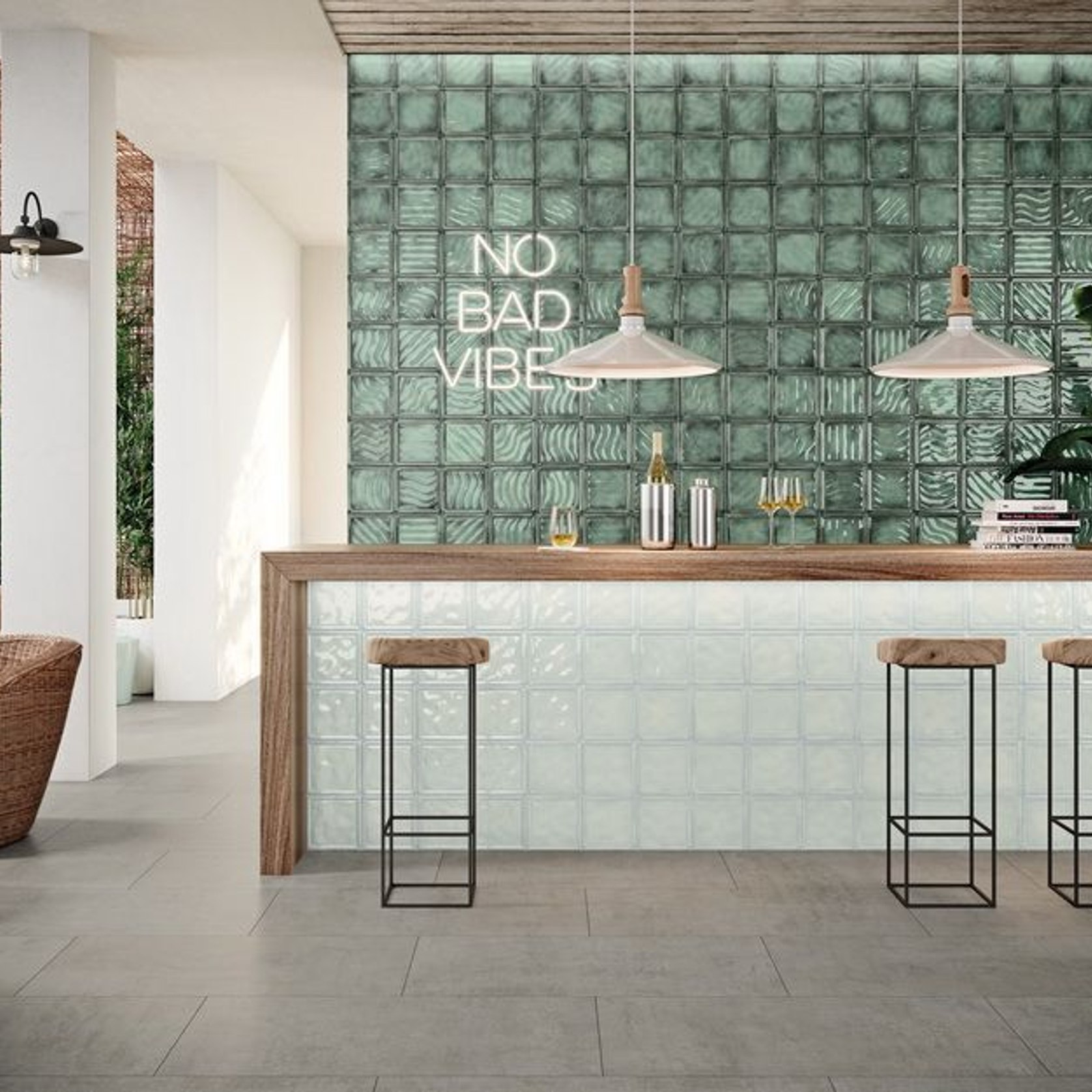 Glass White Pave Wall Tiles | ArchiPro NZ