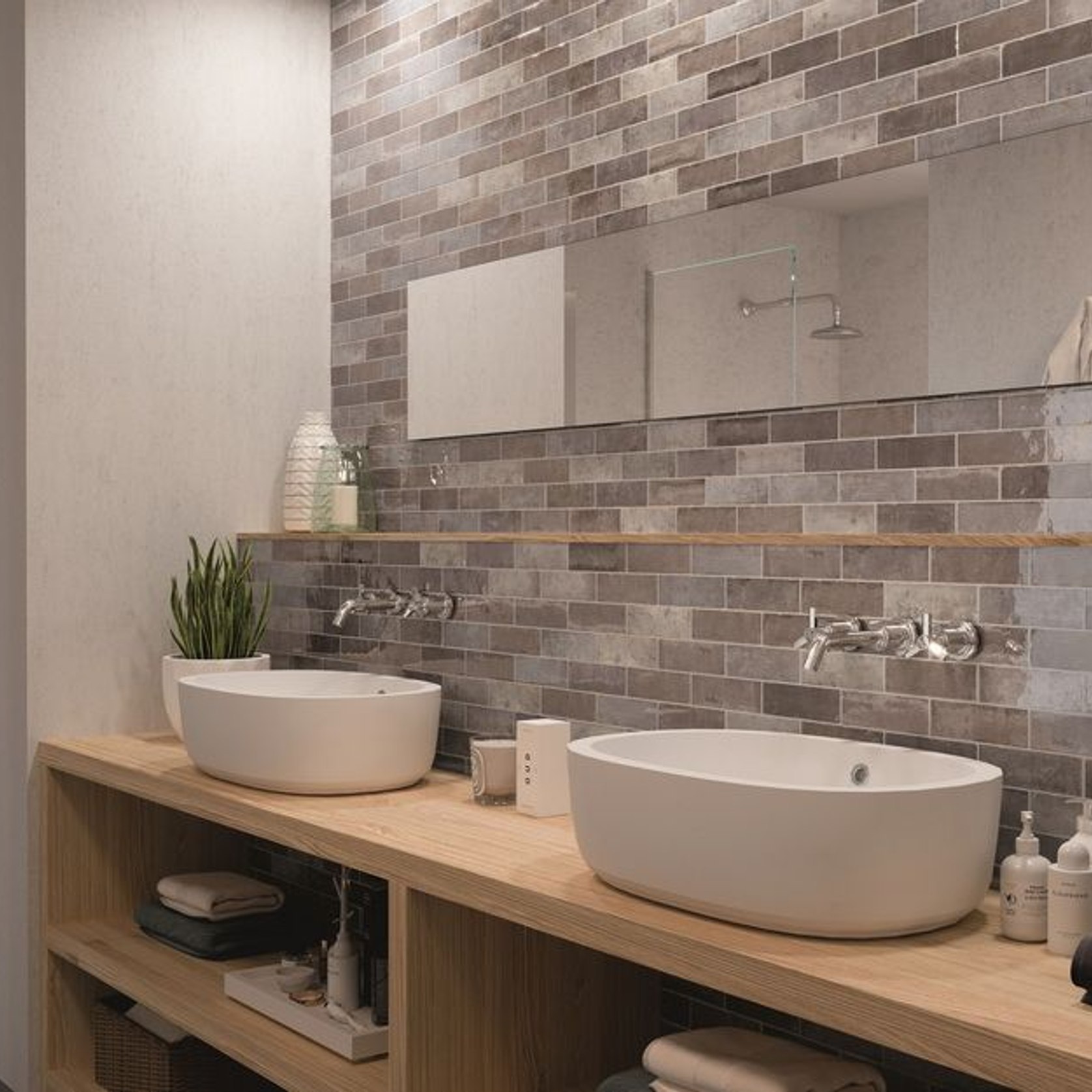 Tennessee Gloss Grey Gloss Wall Tiles | ArchiPro NZ