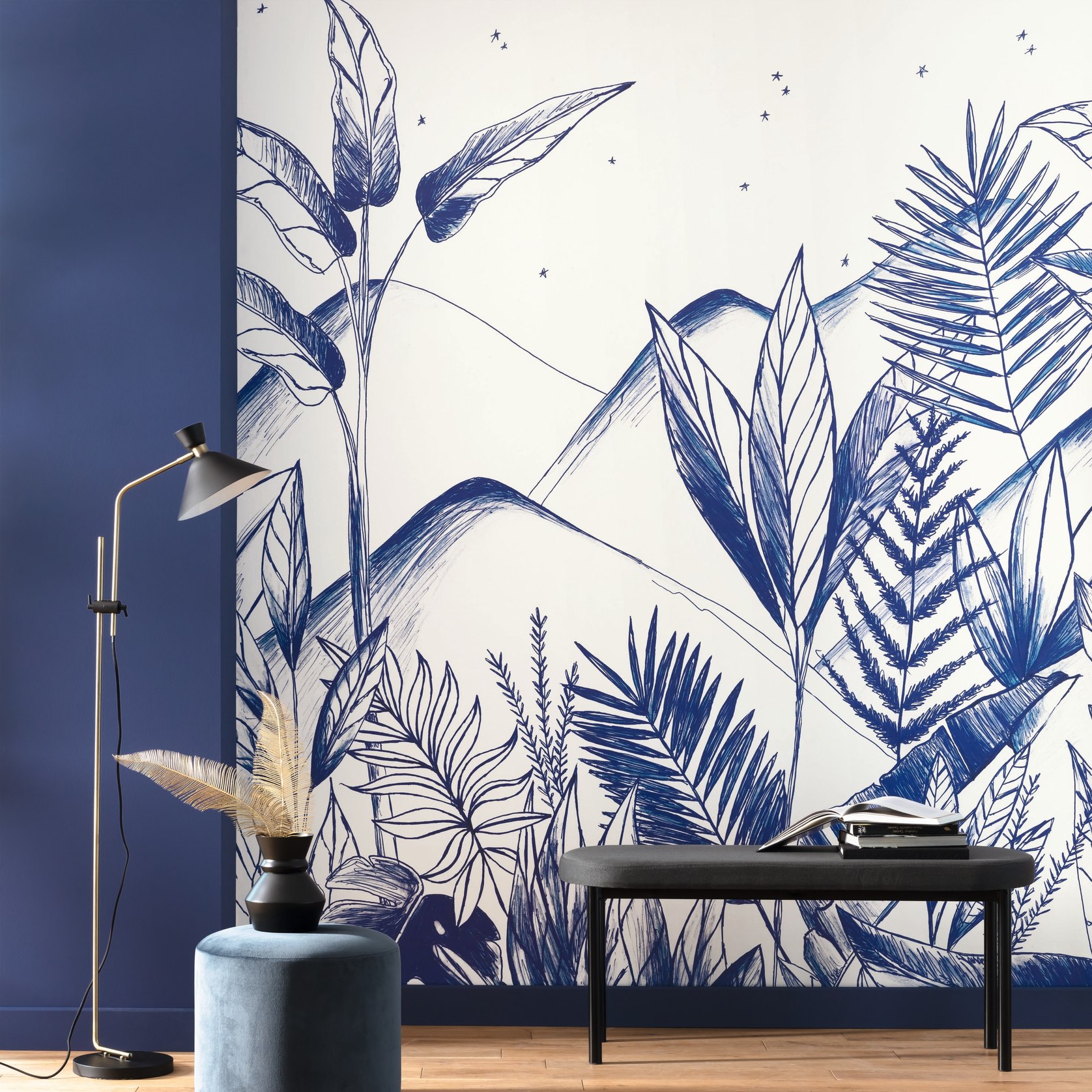 Resene Only Blue Wallpaper Collection | ArchiPro NZ