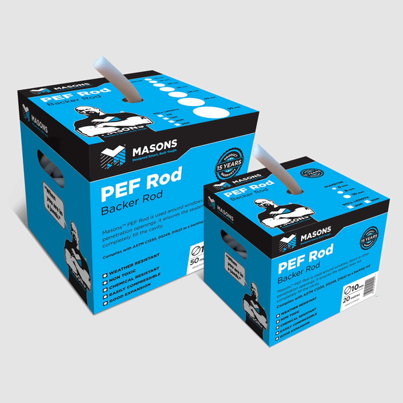 Masons PEF Backing Rod Joint Filler | ArchiPro NZ