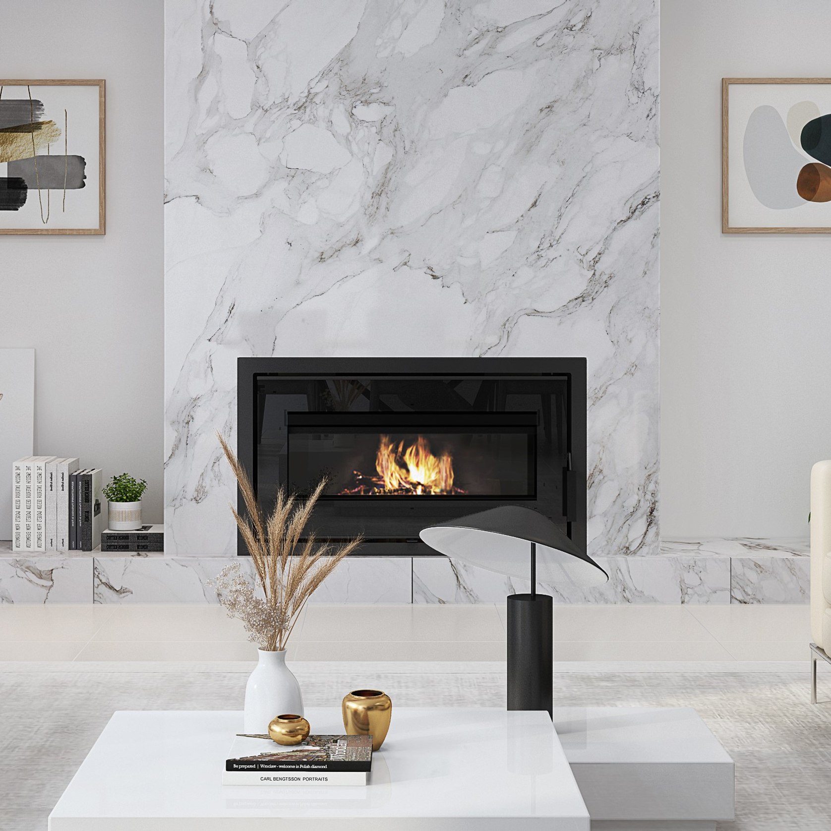 VisionLINE Taurus Clean Air Inbuilt Wood Fire | ArchiPro NZ