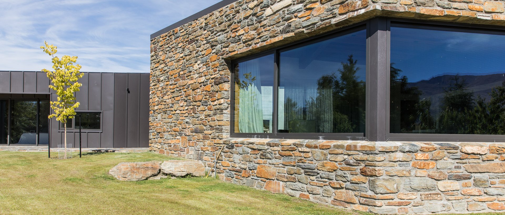 Natural Stone Home Wanaka by Wanaka Stone | ArchiPro NZ