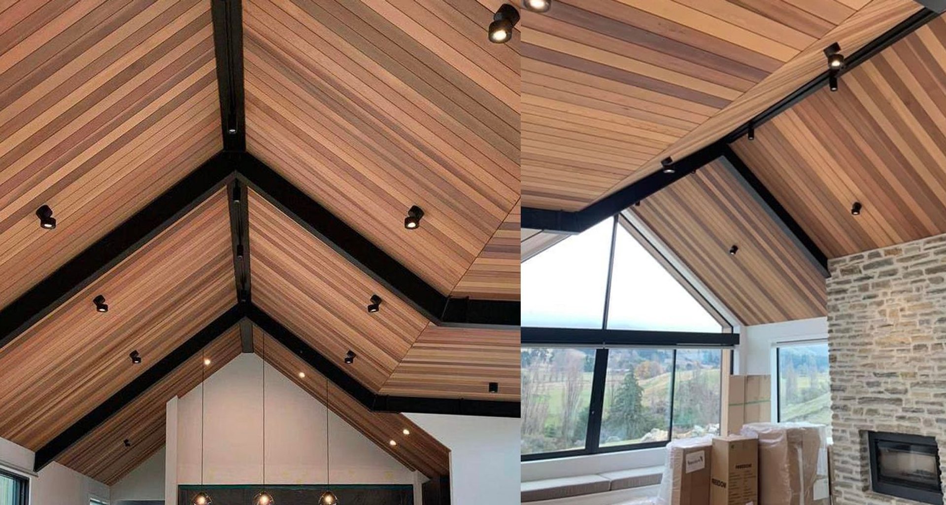 Cedar Ceiling - Architectural Build Wanaka by Queenstown Carpenters ...