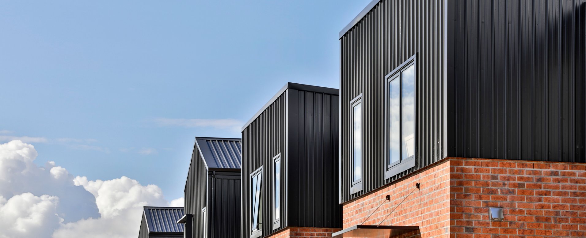 Richmond Townhouses - TRIM RIB ROOF & CLADDING by Aspect Roofing ...