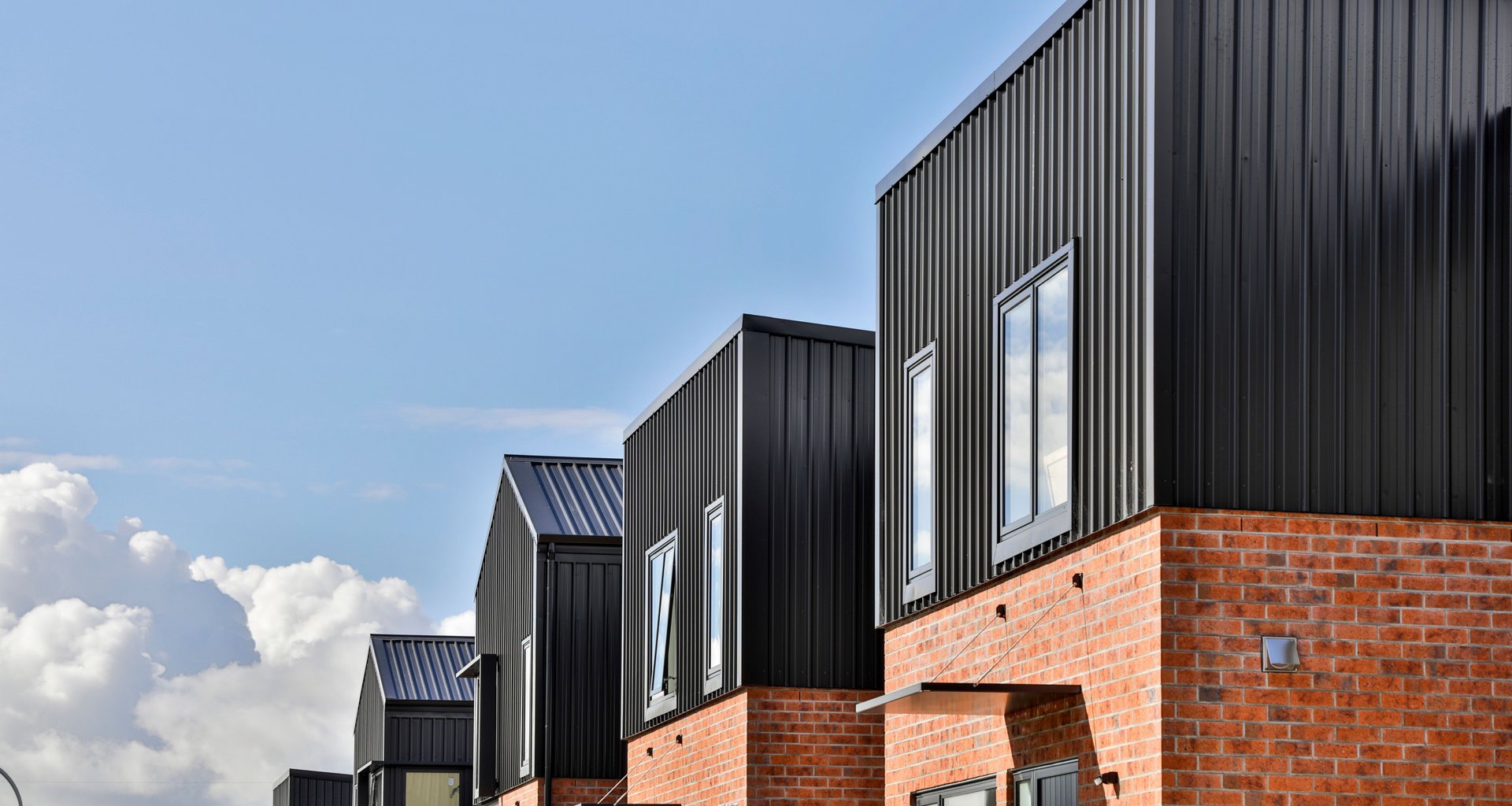 Richmond Townhouses - Trim Rib Roofing & Cladding - Colorsteel by ...