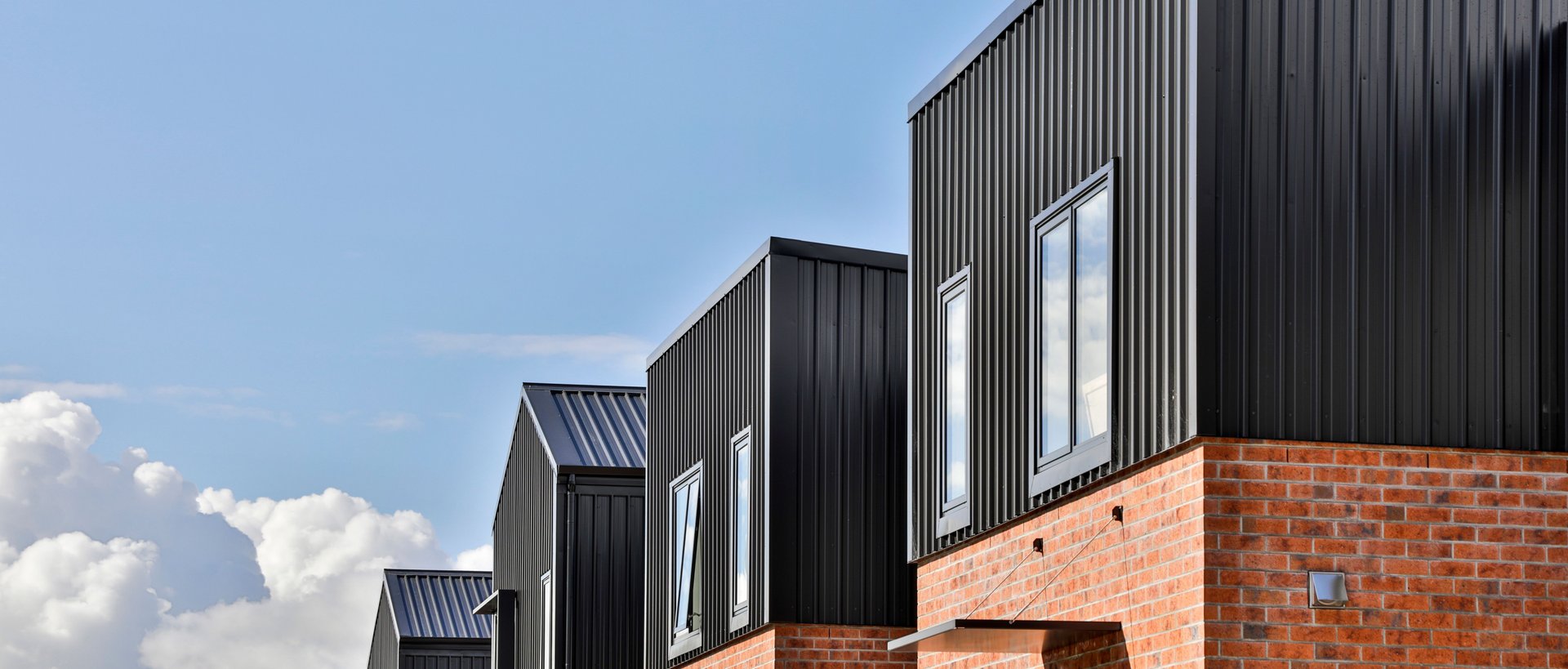 Richmond Townhouses - Trim Rib Roofing & Cladding - Colorsteel by ...
