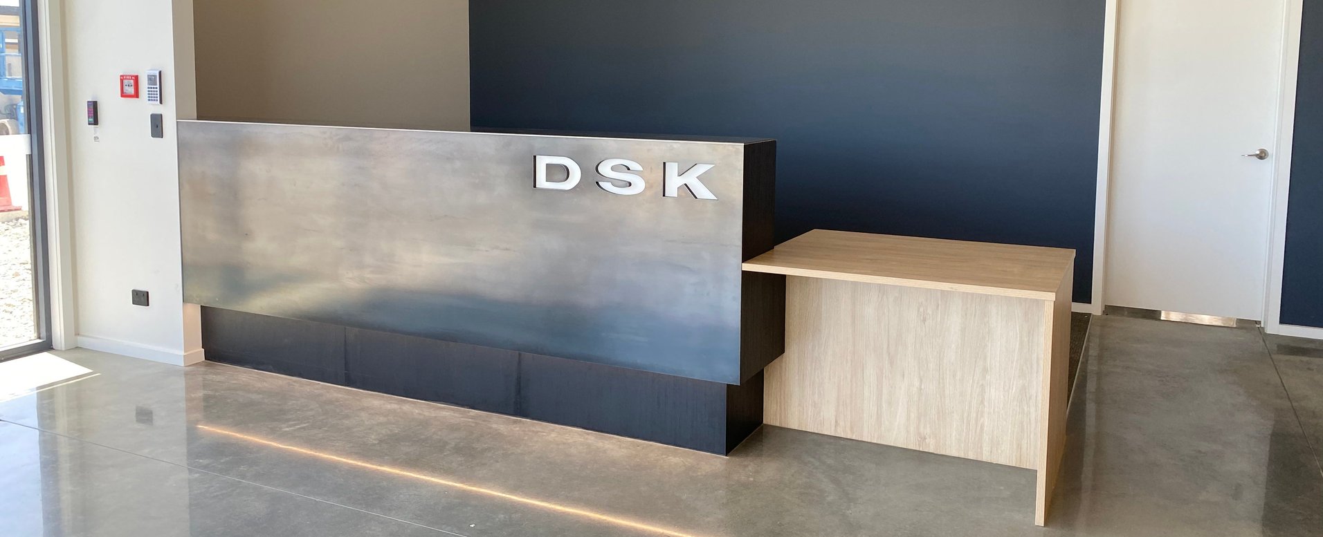 DSK Engineering Reception by Natural Edge Joinery | ArchiPro NZ