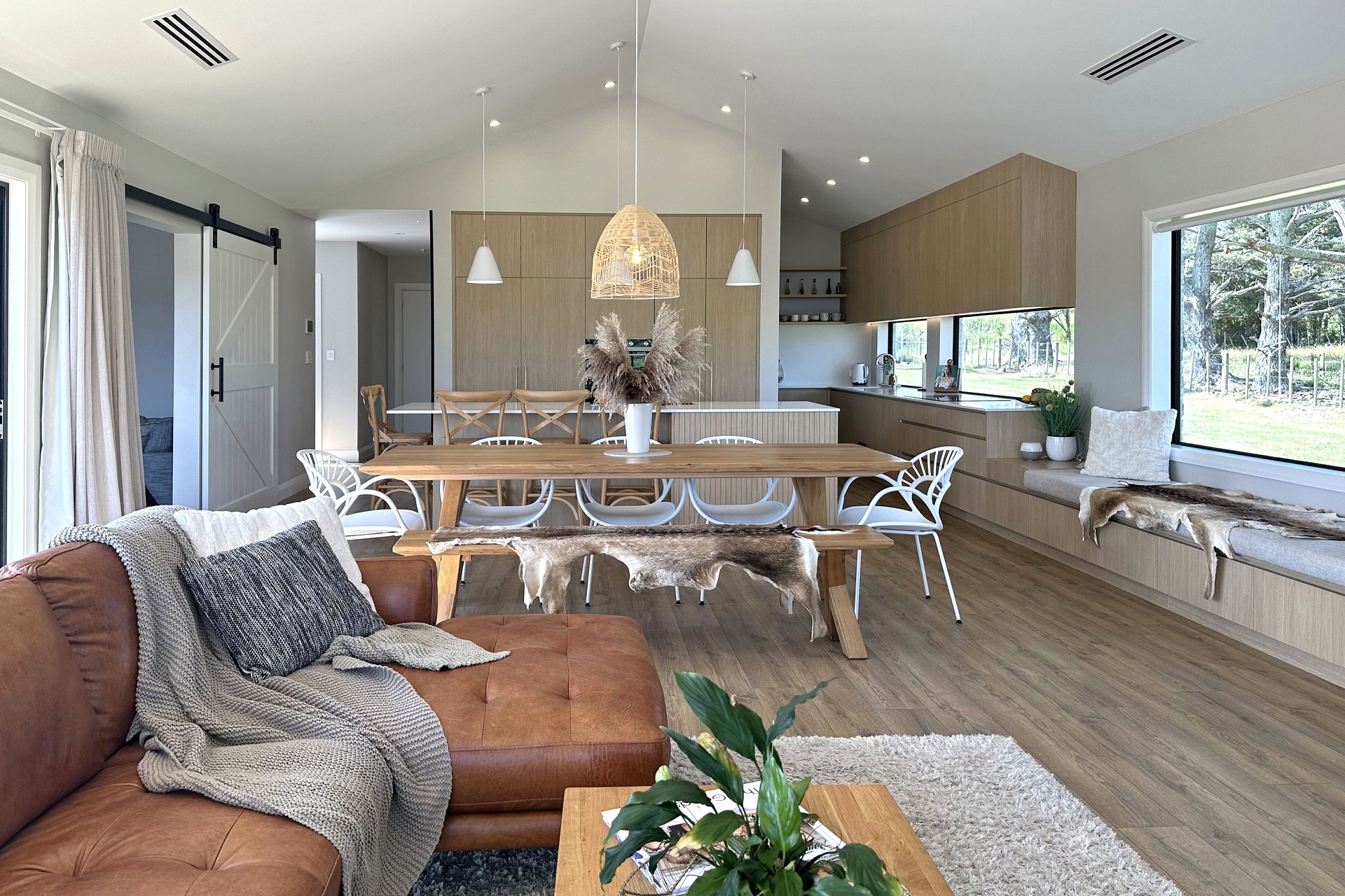 Rural Chic In Aged Ash by Fluid Interiors | ArchiPro NZ