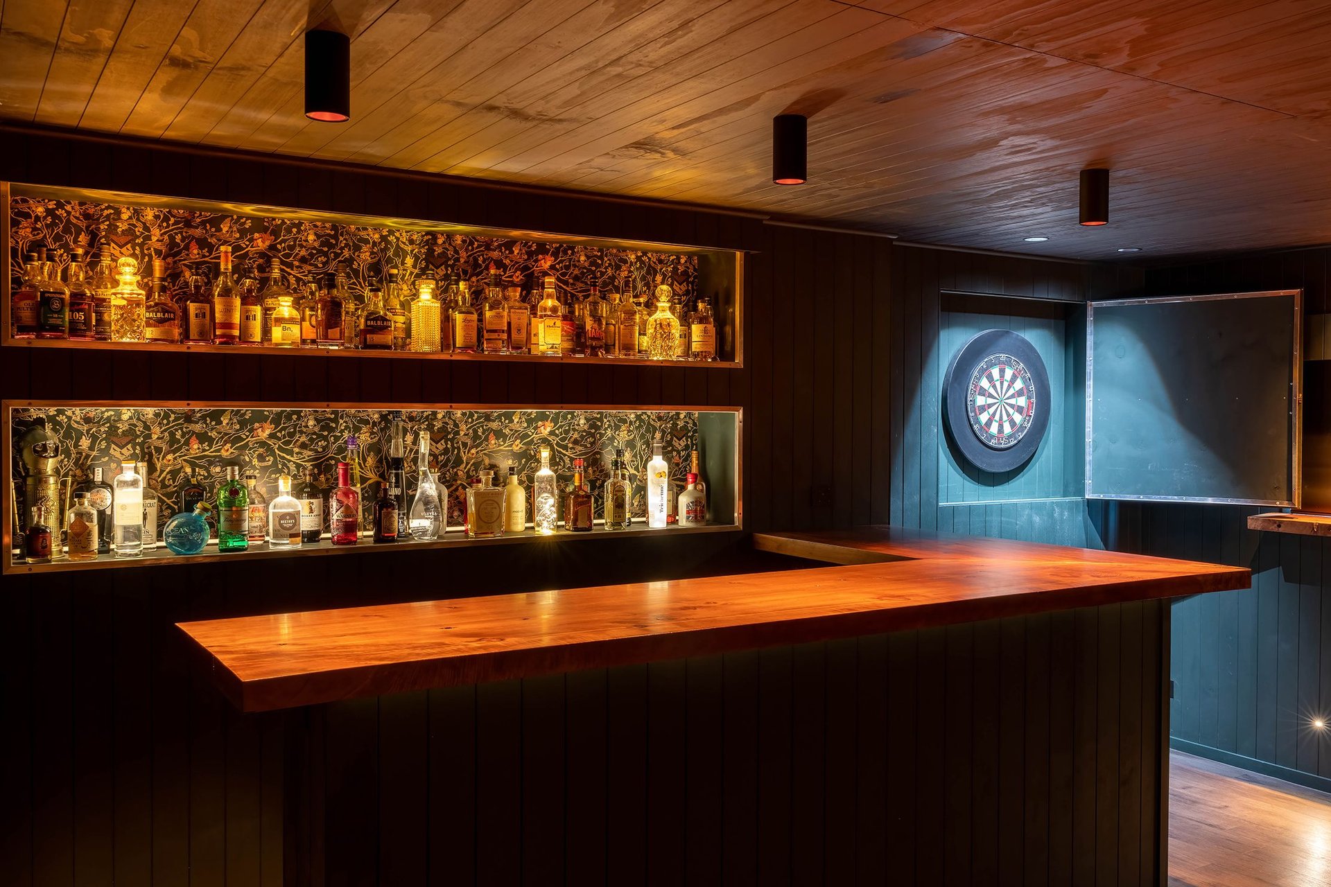 Garage Bar Conversion - Christchurch by Switch Lighting | ArchiPro NZ