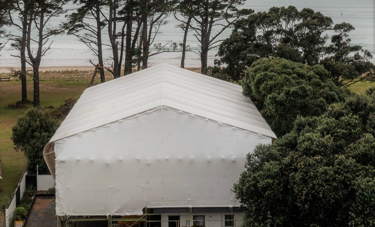 "It's A Wrap" Shrink-Wrap & Layher Keder (PVC Sheet Tarpaulin) Roof ...
