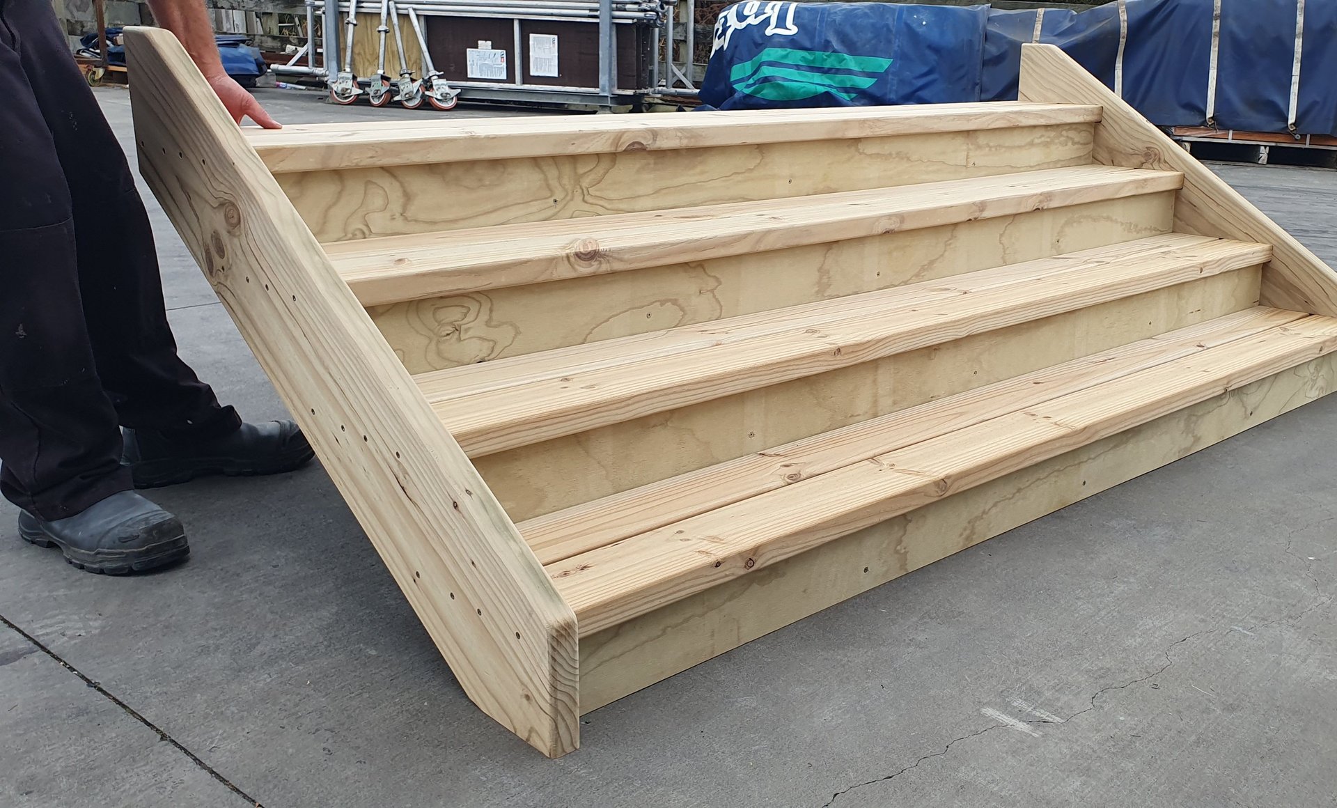 Custom Timber Stairs – Interior & Exterior by Kiwi Carpentry Northland ...