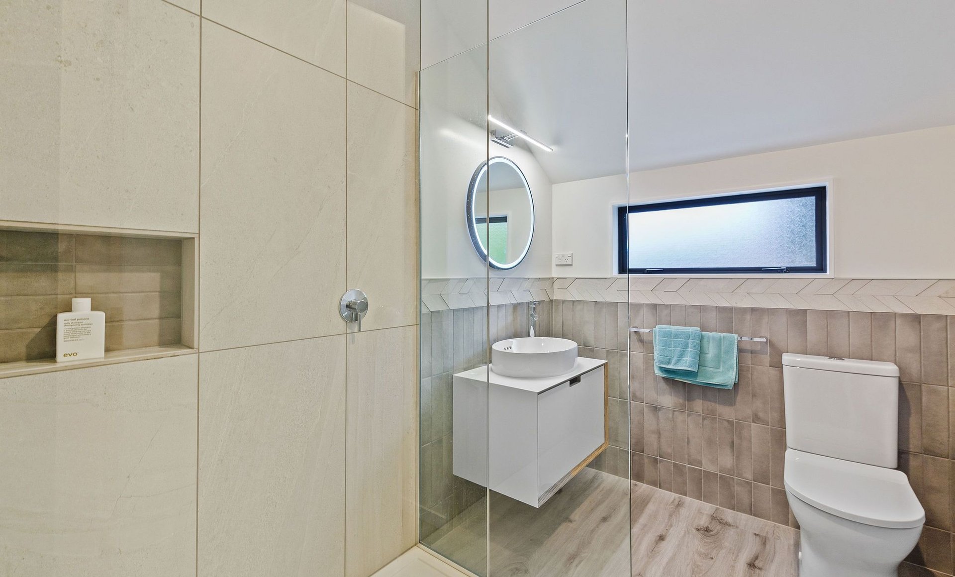Unique Tiling Takes Centre Stage in This Wellington Bathroom by Refresh Renovations Wellington ...