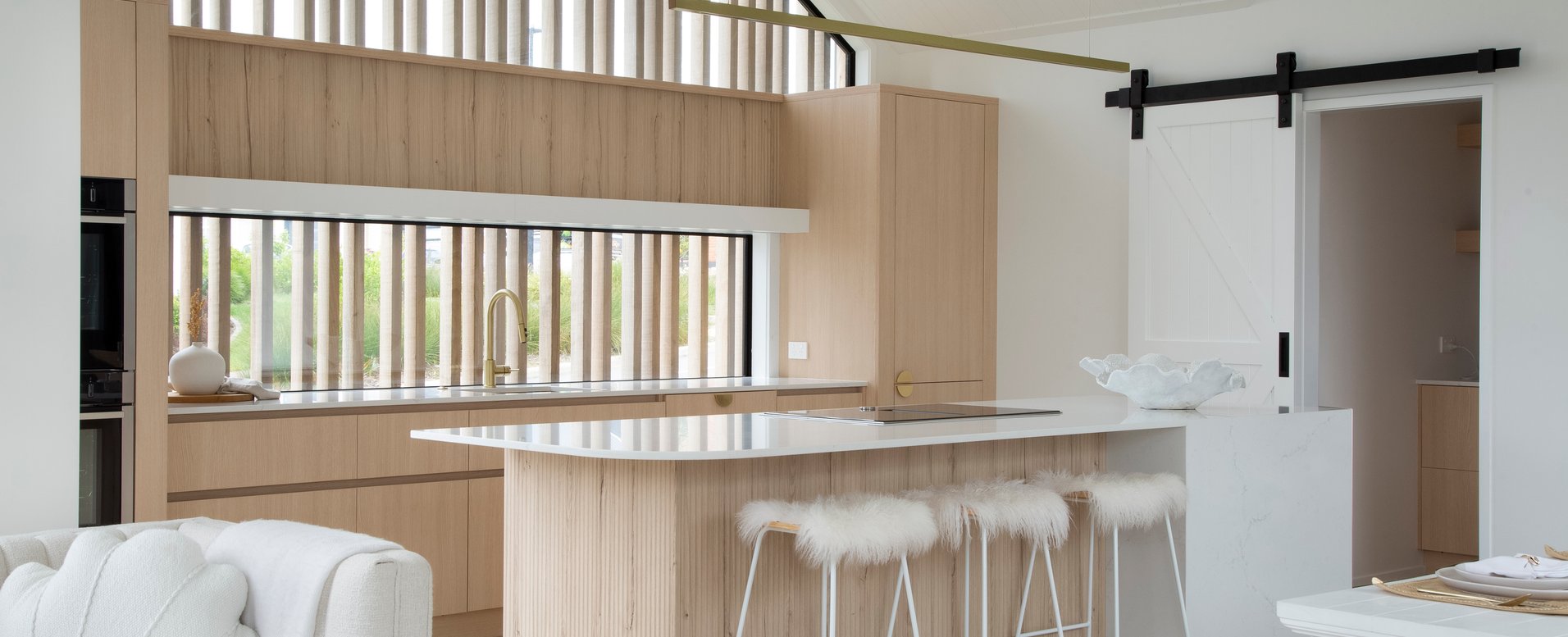 Architectural glory featuring fluted Prague profile by NZ Panels Group ...