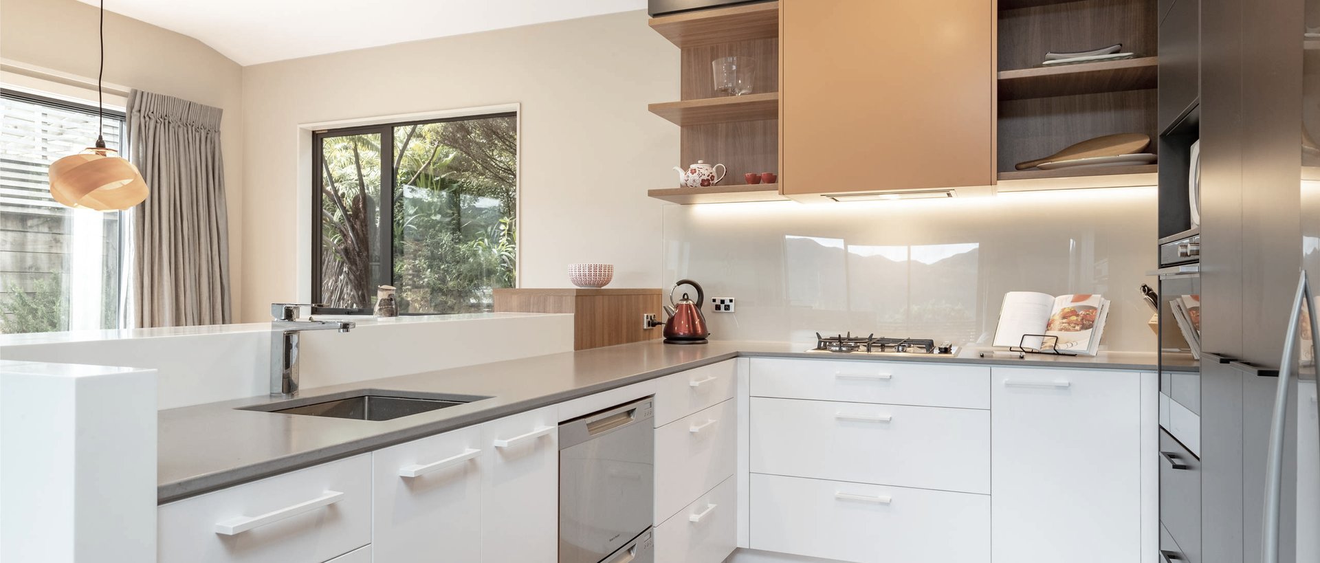 Modernist Small Kitchen by Wayde Beckman Design | ArchiPro NZ