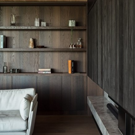 Stardust Walnut Shinnoki Prefinished VidaSpace® Veneer - VidaSpace® NZ | ArchiPro NZ