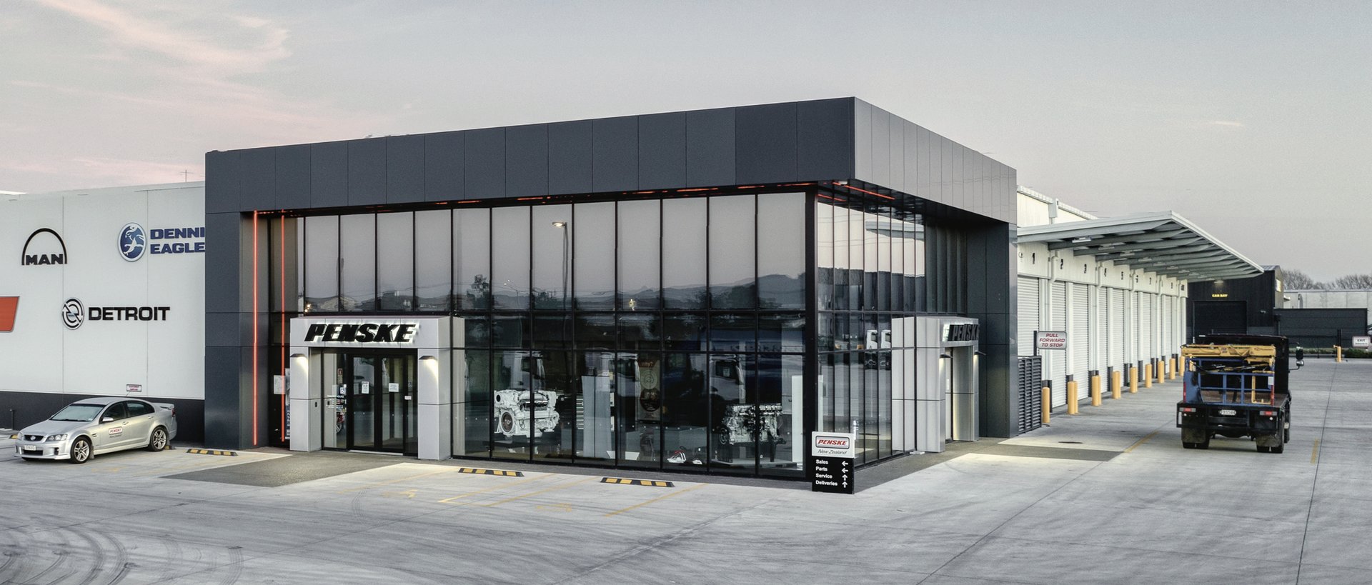 Penske Transportation Facility, Christchurch by Eleccom | ArchiPro NZ