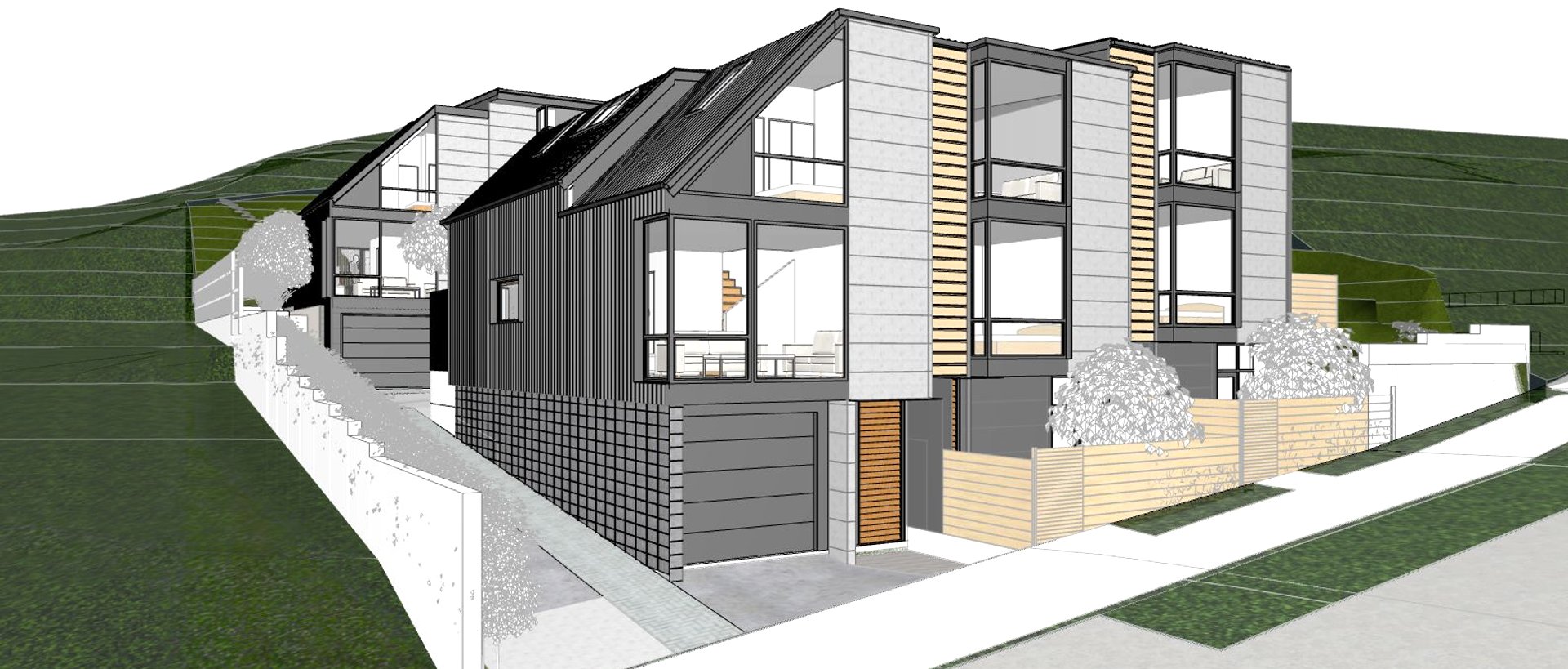 Khandallah Townhouses by Houghton Architecture | ArchiPro NZ