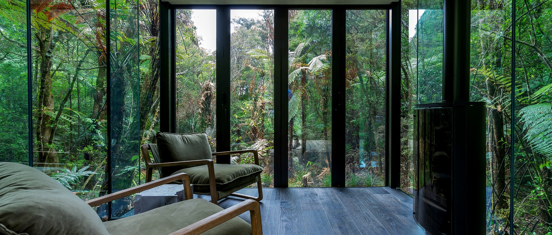 Secret glass pavilion by Hulena Architects | ArchiPro NZ