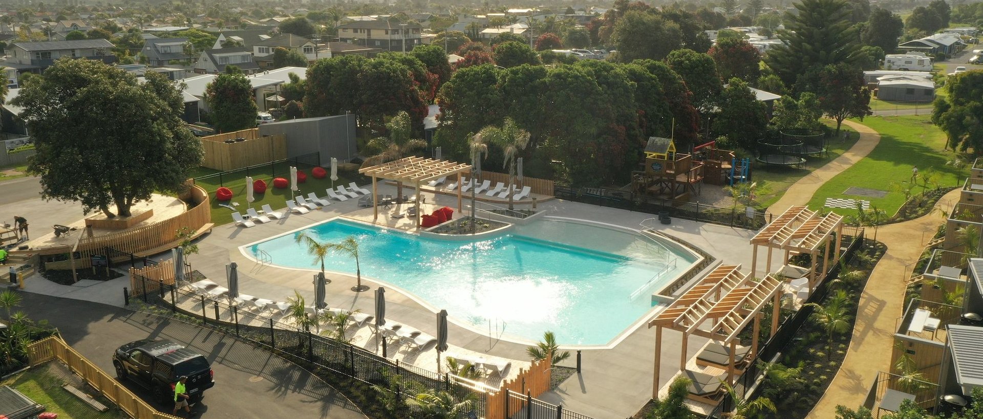 The Heart Of The Holiday Park by Mayfair Pools | ArchiPro NZ