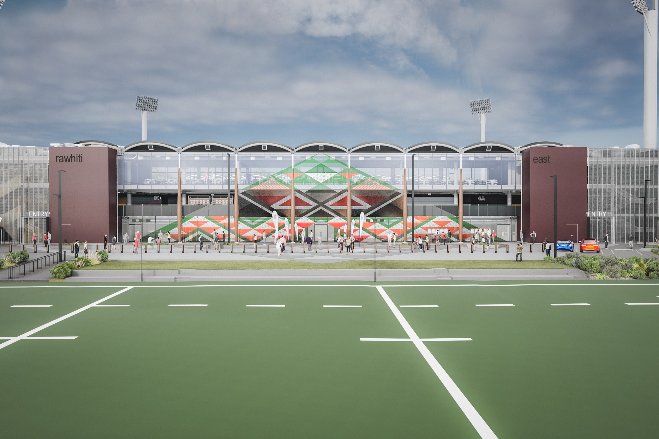 Yarrow Stadium Redevelopment Visuals | ArchiPro NZ