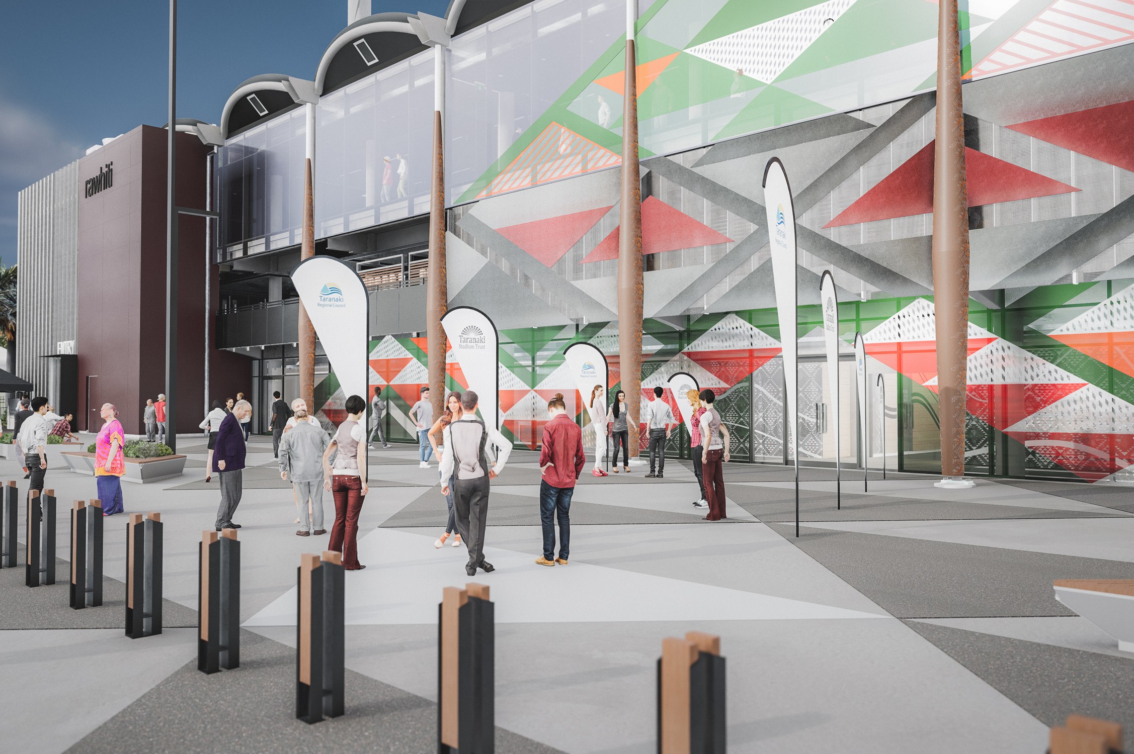 Yarrow Stadium Redevelopment Visuals | ArchiPro NZ