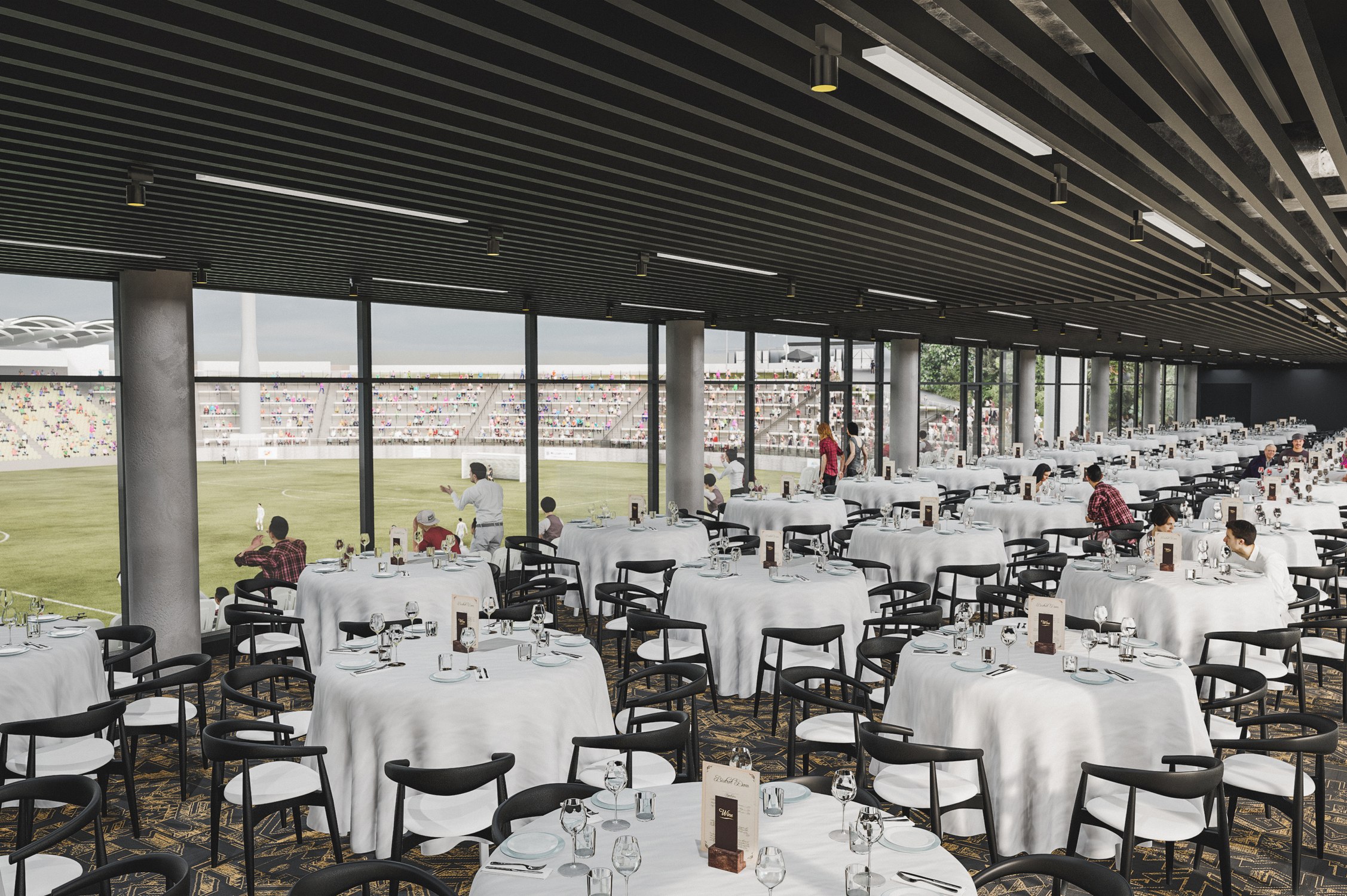 Yarrow Stadium Redevelopment Visuals | ArchiPro NZ