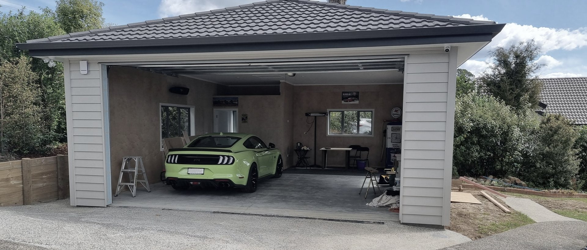 Double Lock-Up Garage by Reef Architectural Design | ArchiPro NZ