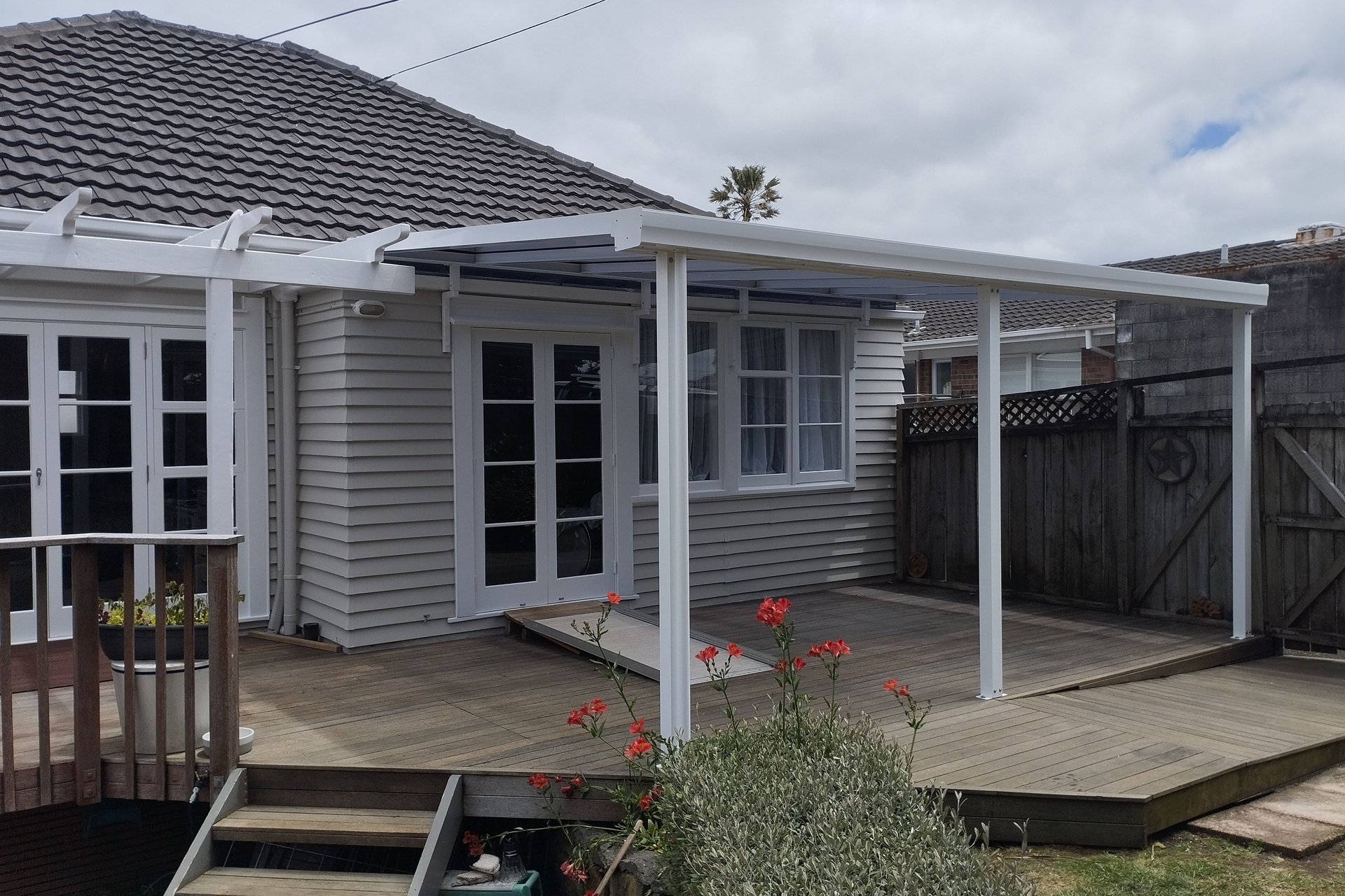 Flat Rectangle Canopy in One Tree Hill by Canopy Tech | ArchiPro NZ