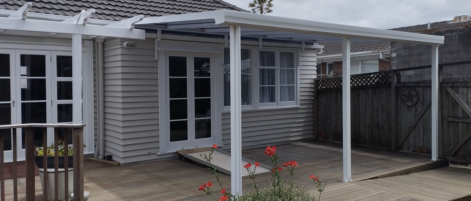 Flat Rectangle Canopy in One Tree Hill by Canopy Tech | ArchiPro NZ
