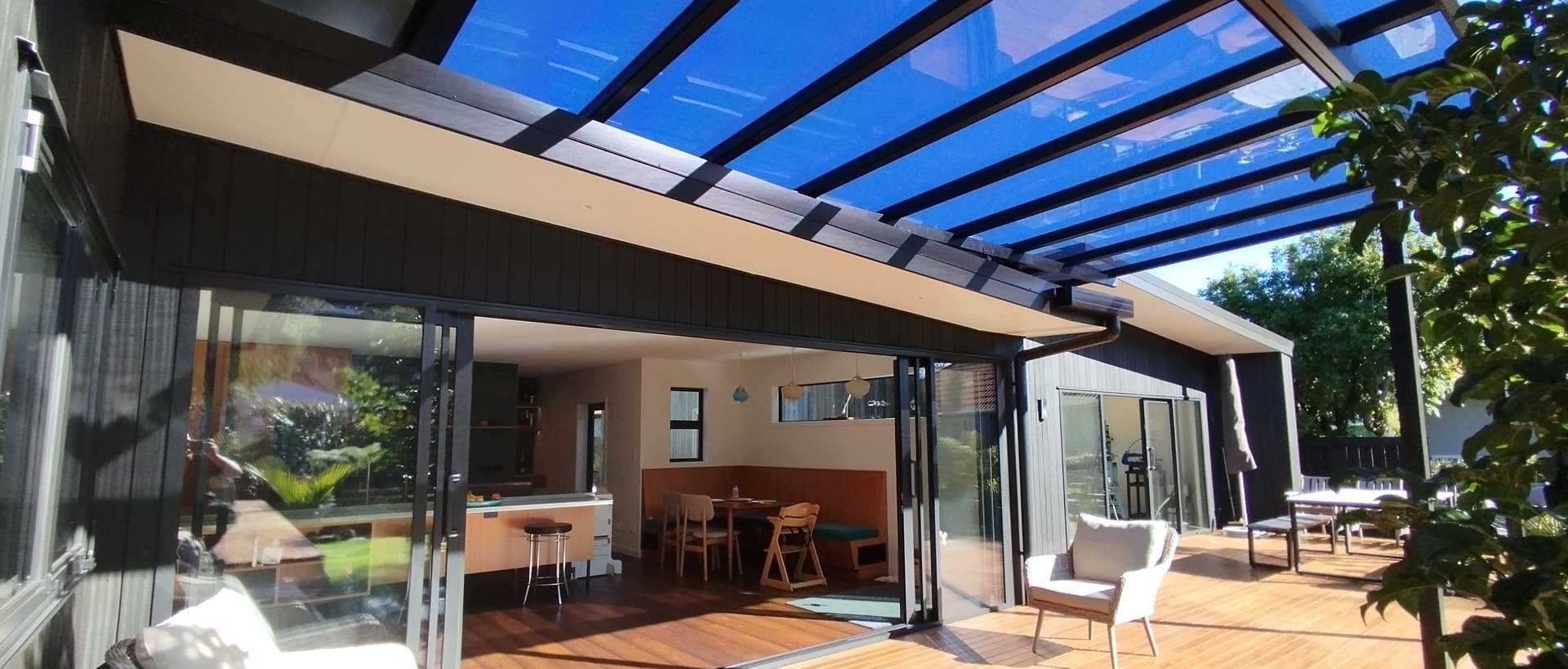A Stylish Canopy to blend-in with the house by Canopy Tech | ArchiPro NZ