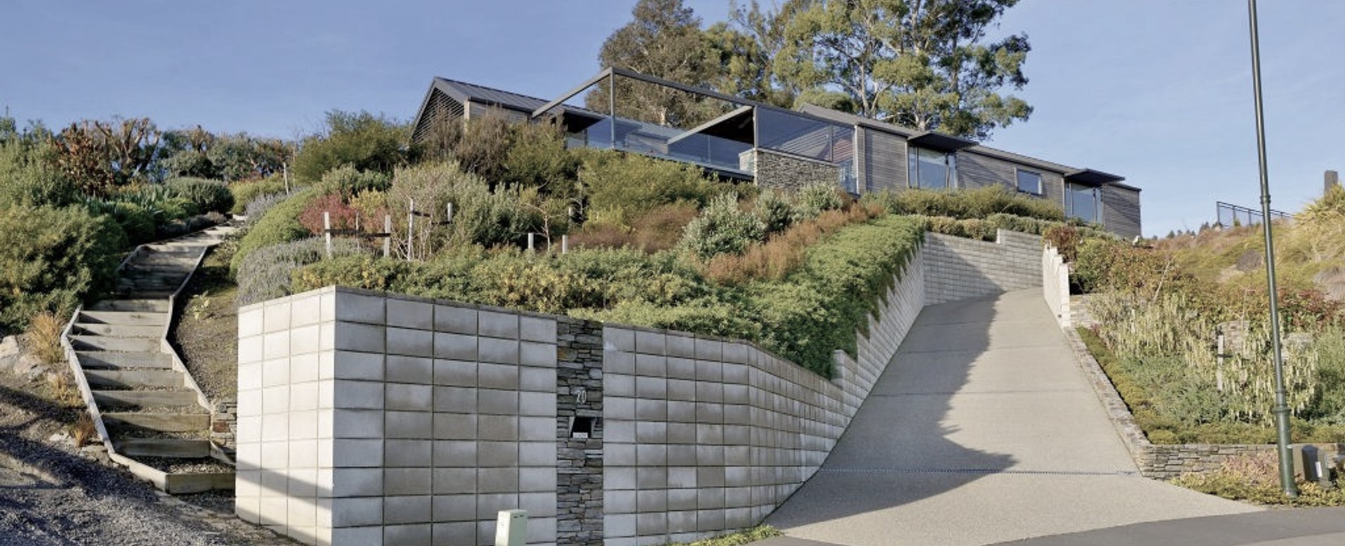 Mosgiel Hillside Landscape Challenge - Neville Stewart Landscaping ...