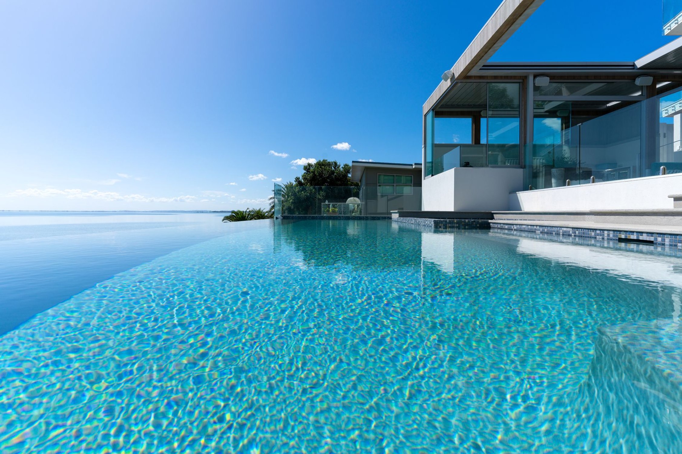 Clarks Beach Infinity Pool - Alfresco Pools | ArchiPro NZ