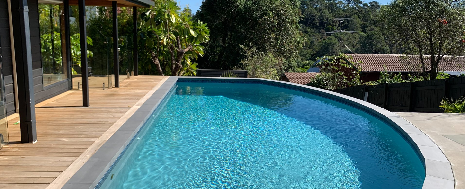 Mixed Geometry Makes For A Perfect Fit by Mayfair Pools | ArchiPro NZ
