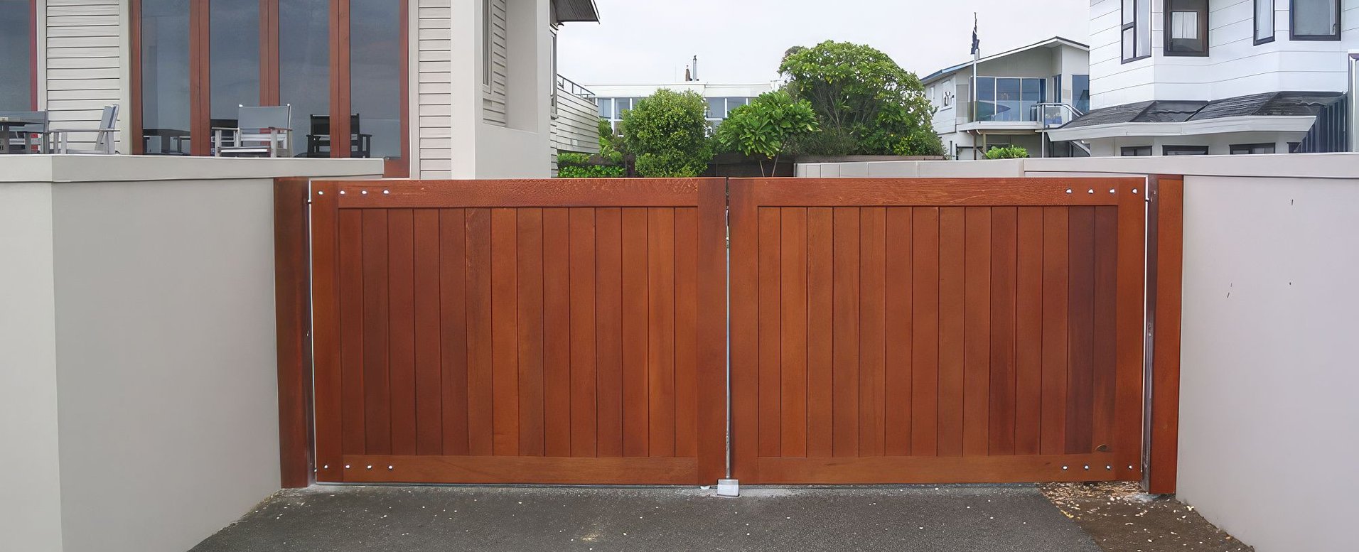 City | City Style Gates by Wooden Gates | ArchiPro NZ