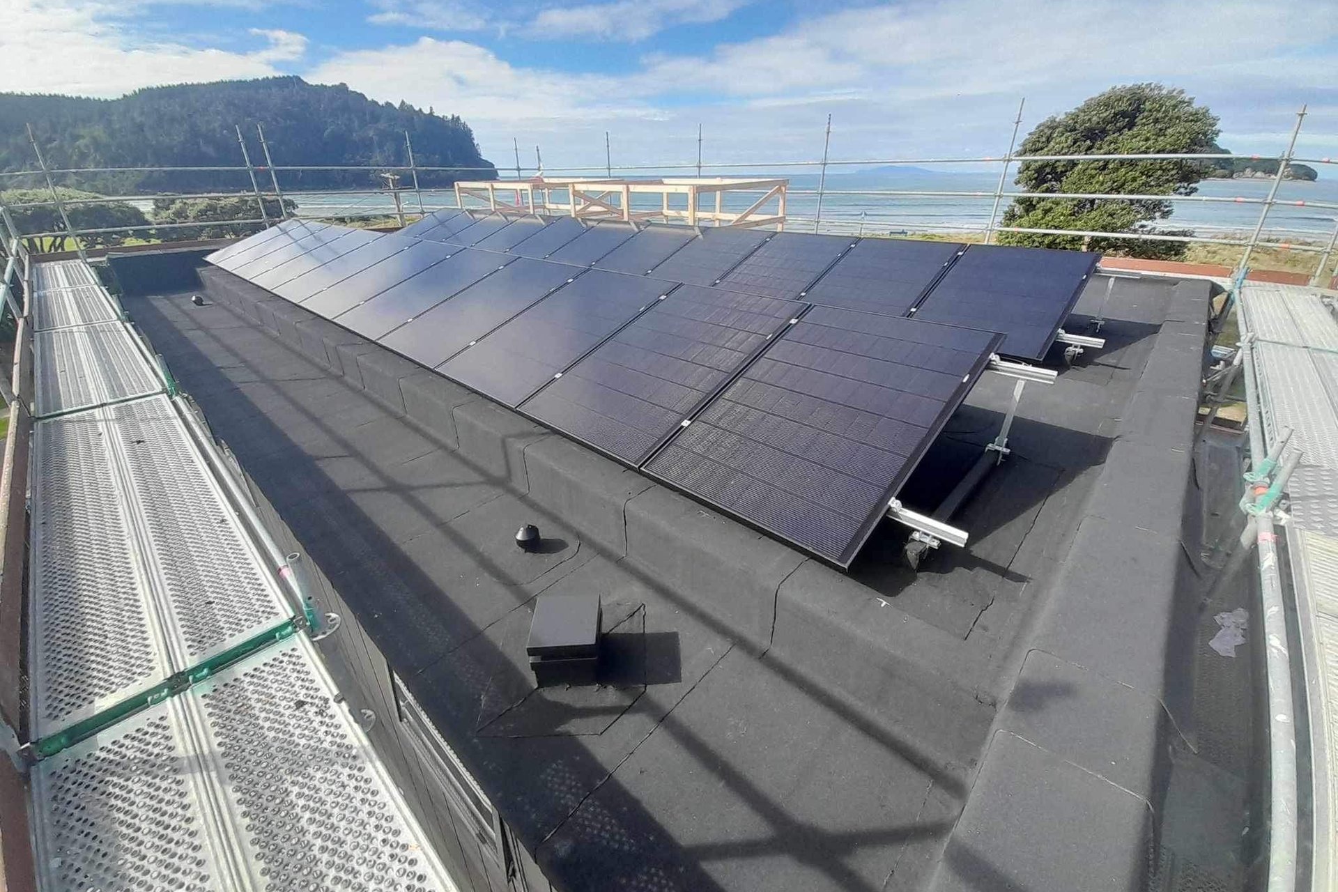 Membrane Roof - Solar Panel Plinth by Peninsula Roofing & Scaffolding ...