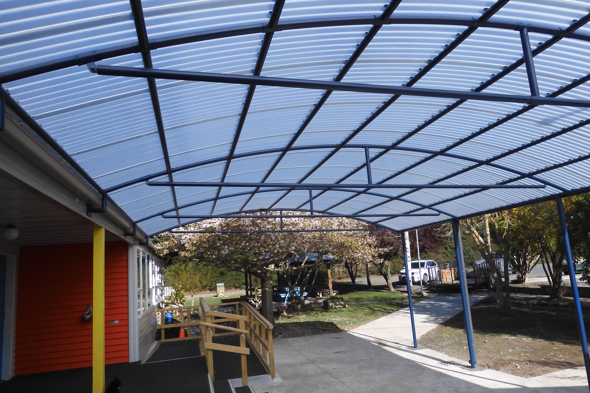 Kaikoura Suburban School Archgola Pergola Canopies by Archgola ...