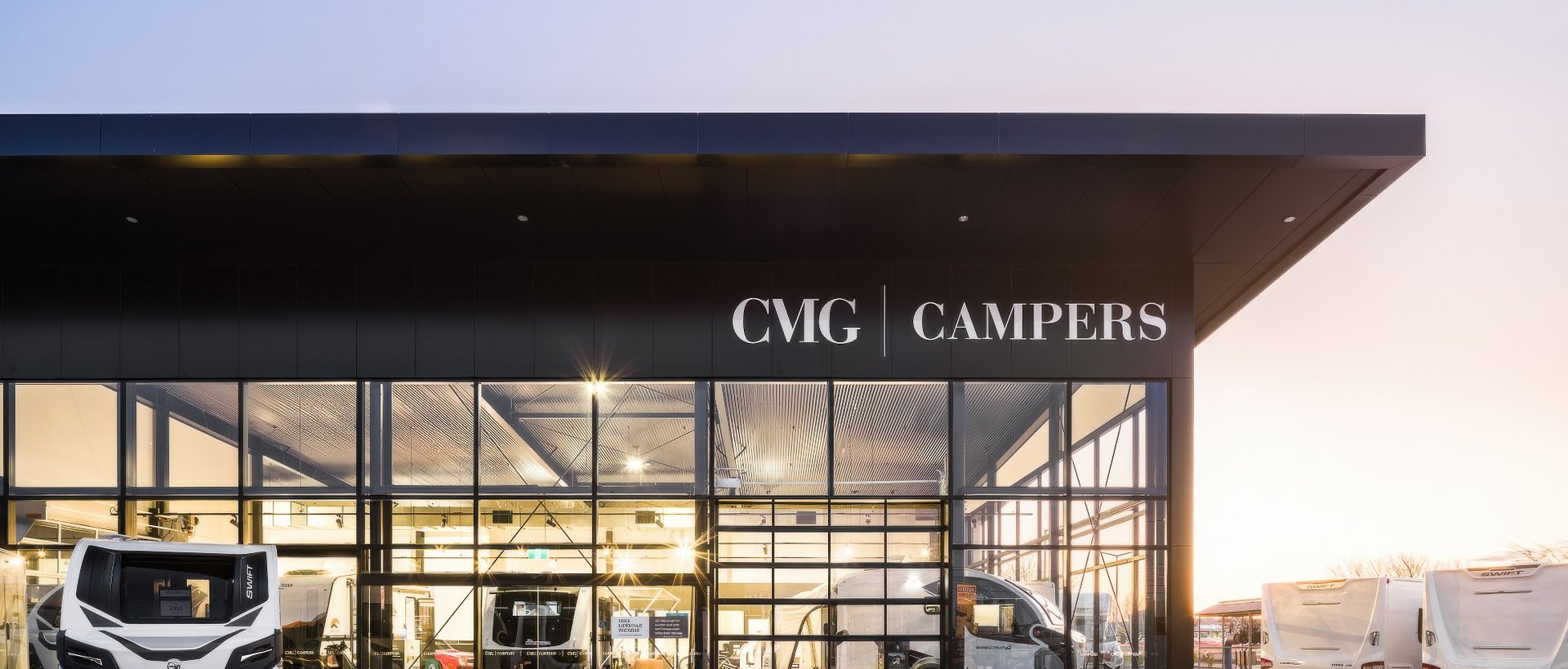 Commercial Showroom | CMG Campers by Hierarchy Group | ArchiPro NZ